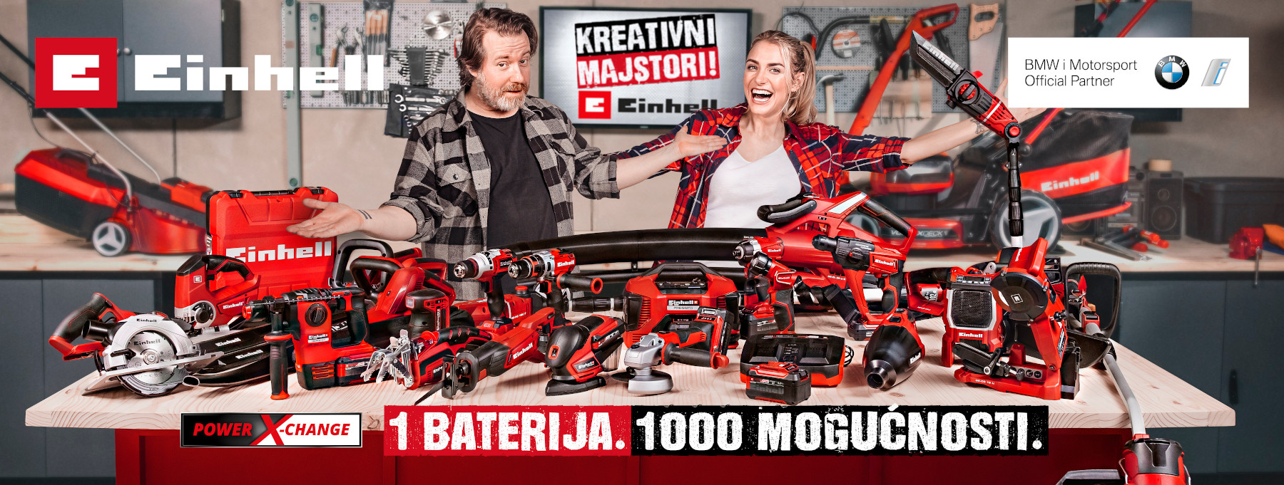 Einhell Power X-Change – jedna baterija za sve! - Jer kad trebate drvo ...